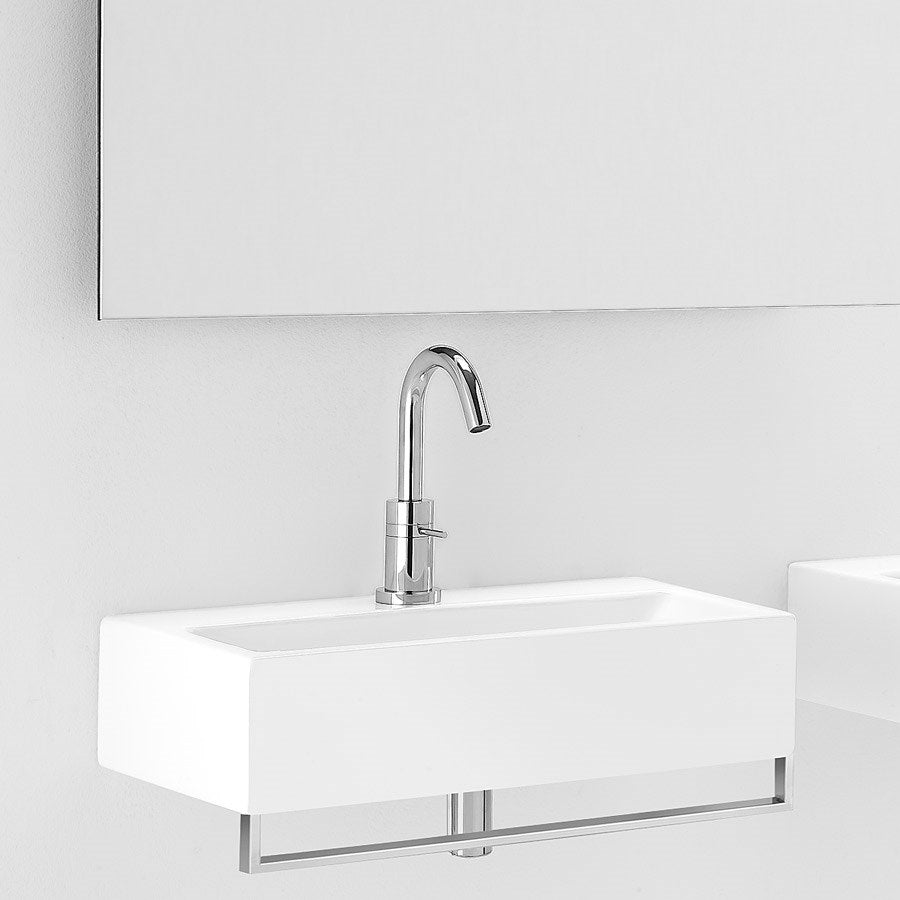 Porcelain Sink BOLD L120 + P004VX Towel bar – Pierdeco Design Inc.