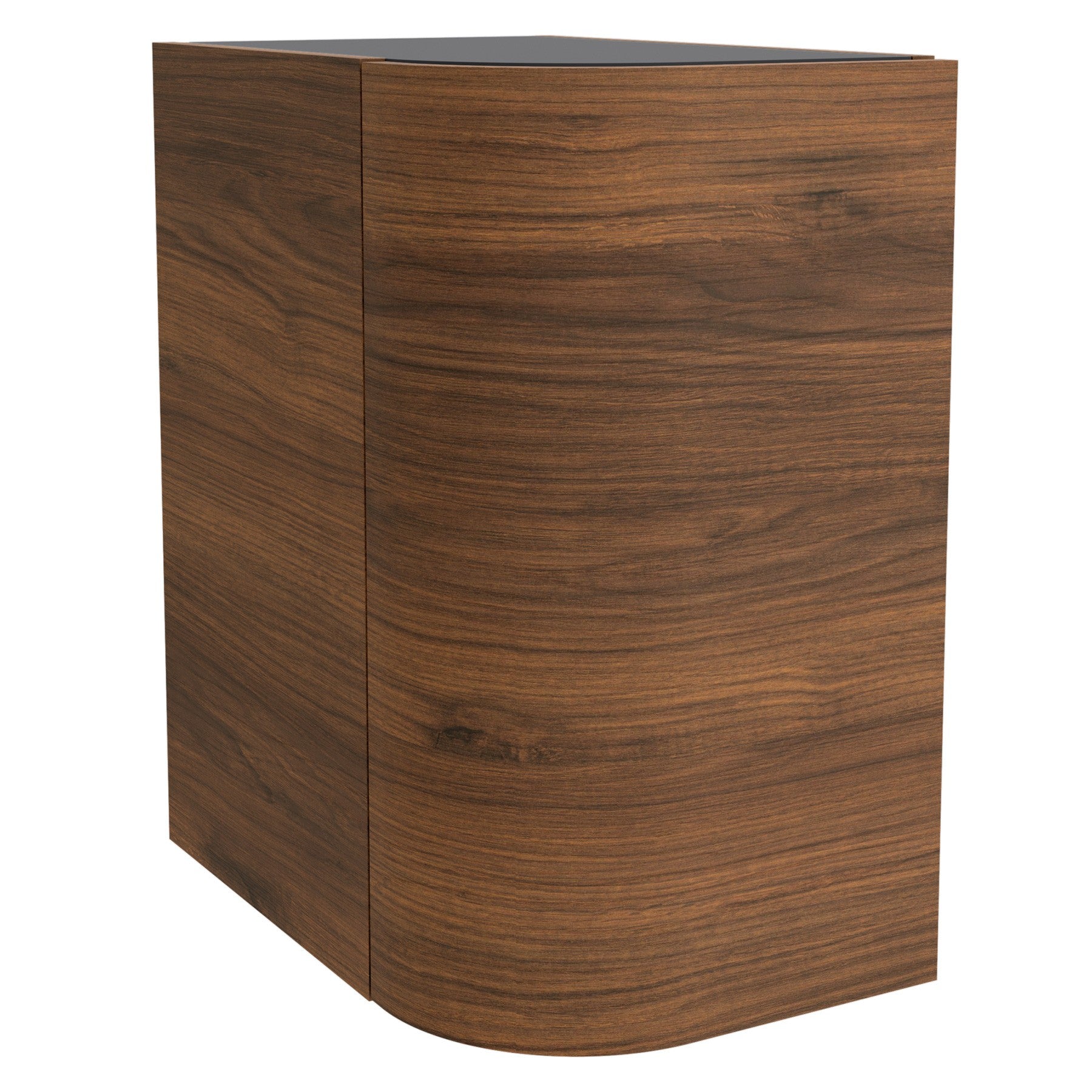 Wall hung storage unit with round corner 12 inches (300) Alliance Waln ...