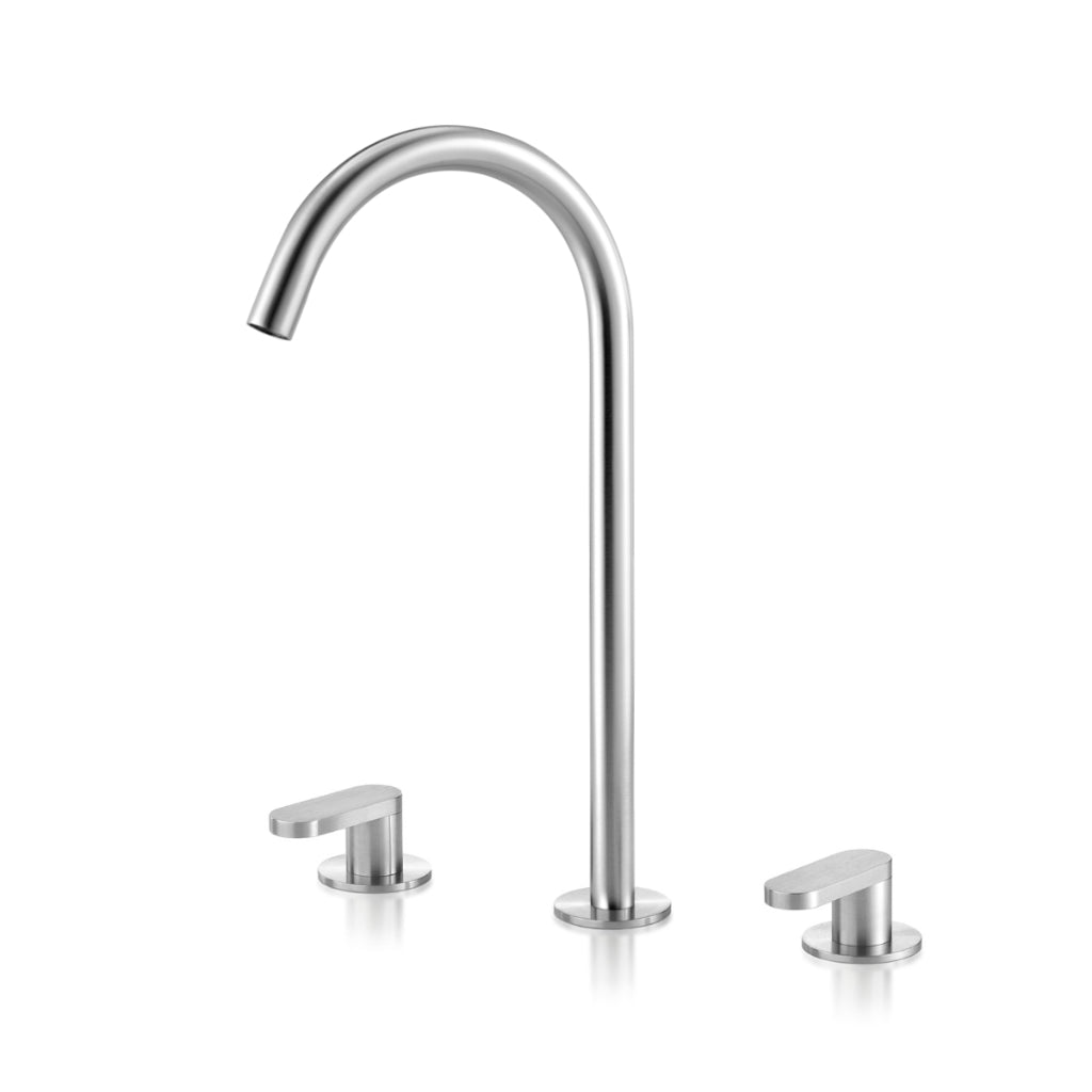 Lavabo faucet 3 holes Linea stainless steel LIN203 – Pierdeco Design Inc.