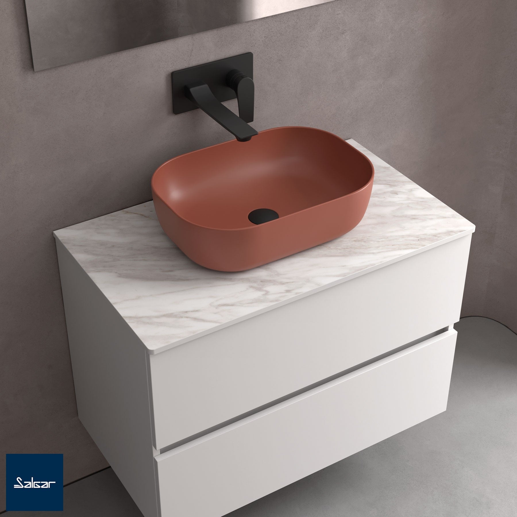 Vessel Porcelain CARLA Clay – Pierdeco Design Inc.