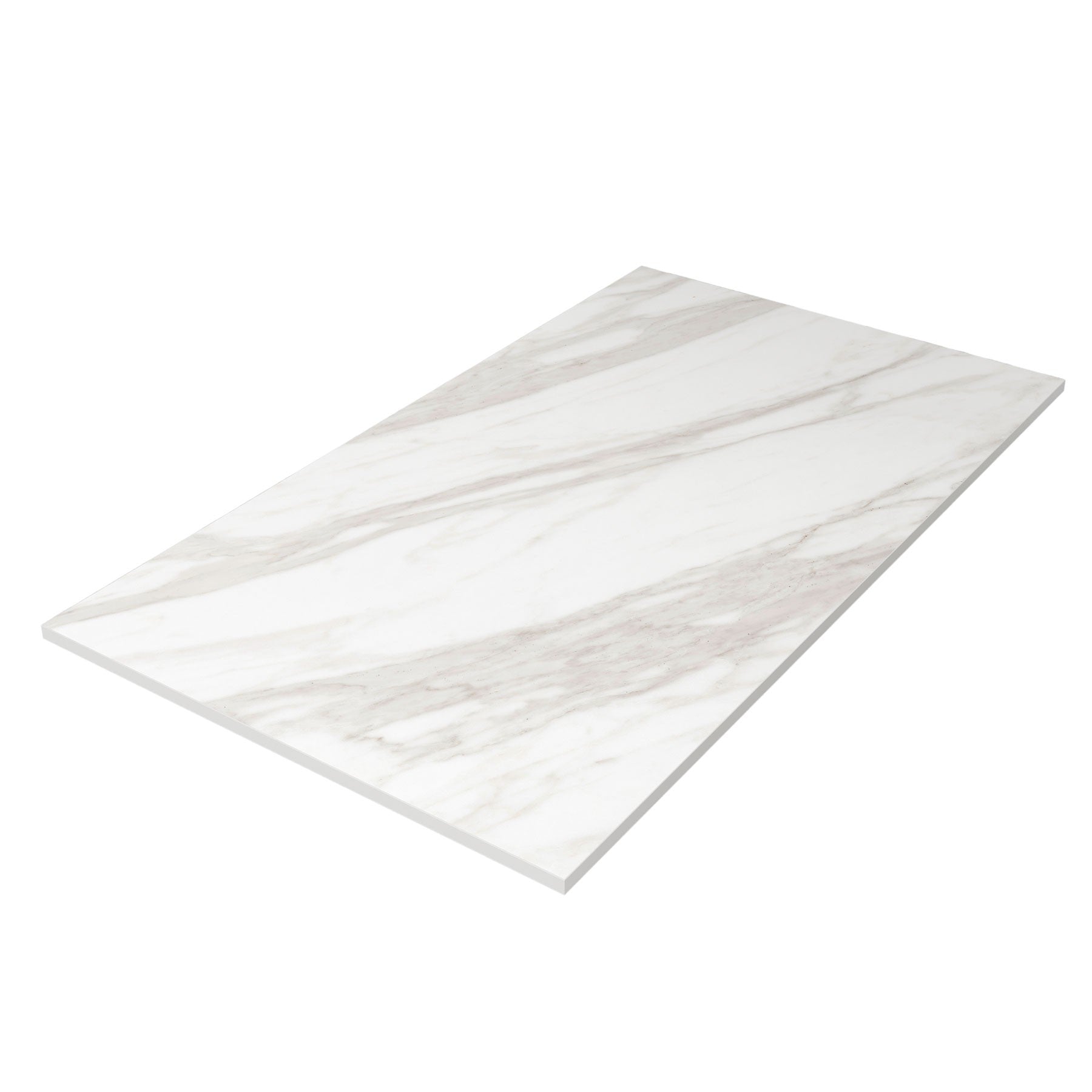 Countertop 12mm polymer no drilling white marble – Pierdeco Design Inc.