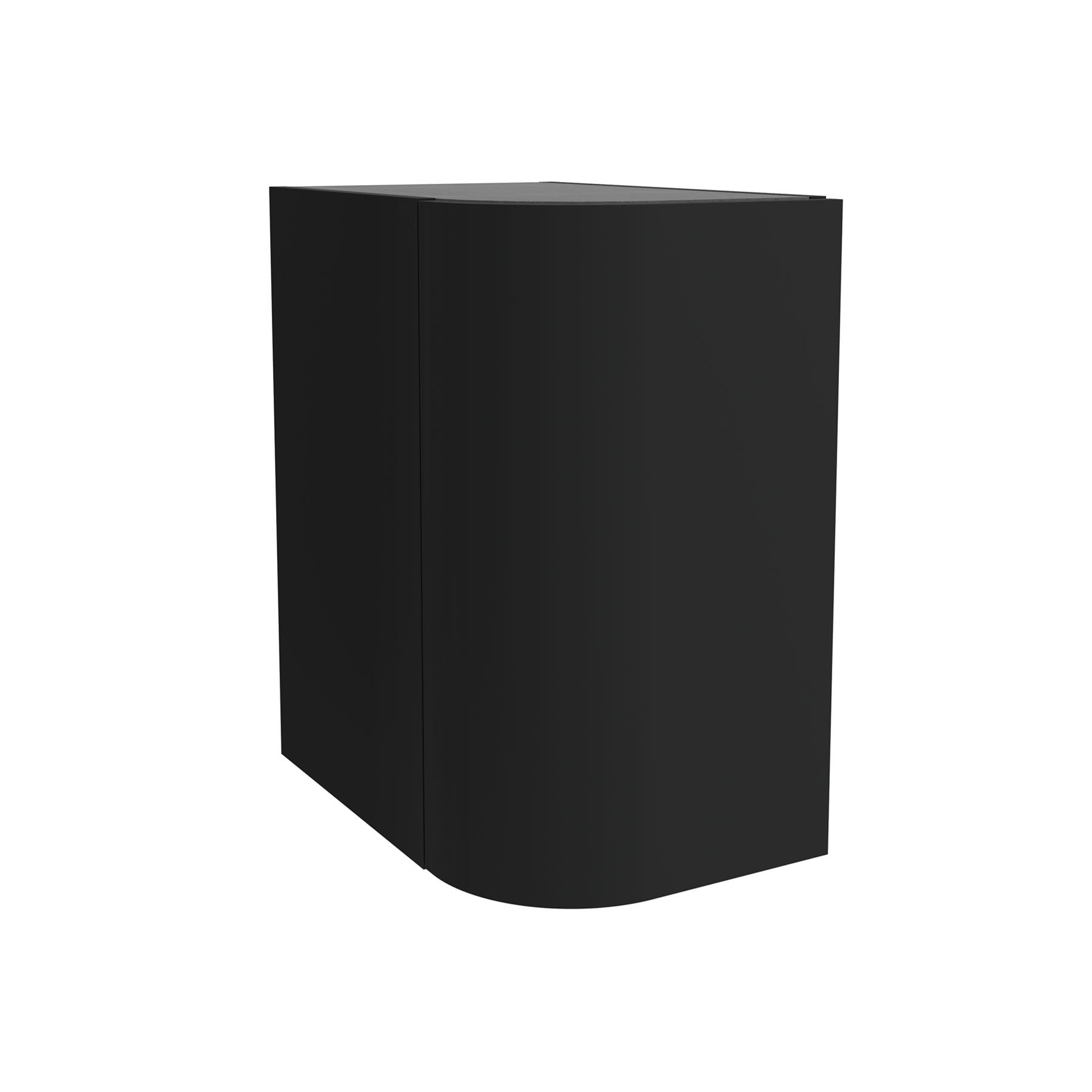 Unité de rangement murale avec coin rond 12 pouces (300) Alliance Blac ...