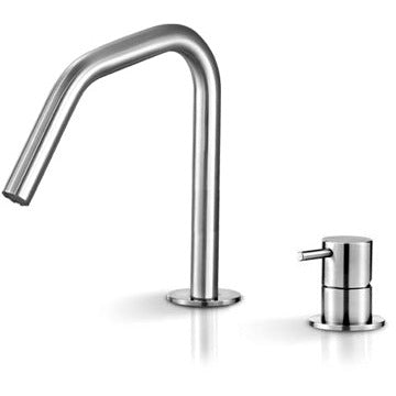 Lavabo faucet single lever Deco detached spout stainless steel DEC103 ...