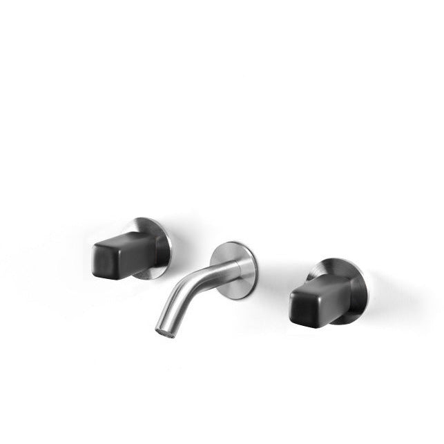 Lavabo faucet wall mount IO stainless steel IOI240 – Pierdeco Design Inc.