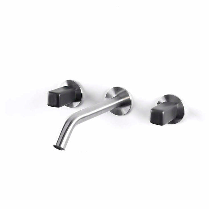 Lavabo faucet wall mount IO stainless steel IOI242 – Pierdeco Design Inc.